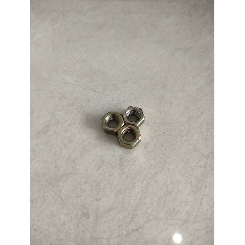 Jual Mur 6mm K10 kuning.isi 100bj | Shopee Indonesia