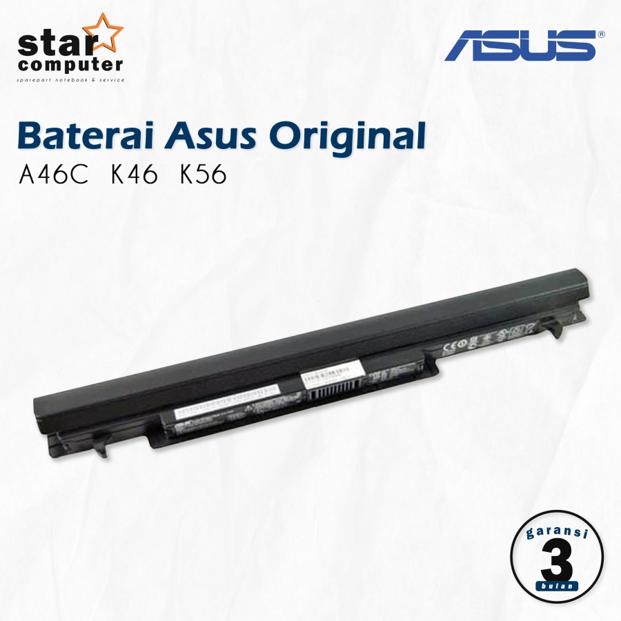 Jual Baterai ORI Asus A46C A46CA A46CB A46CM A46 K46CA K46CB K46CM A41 ...