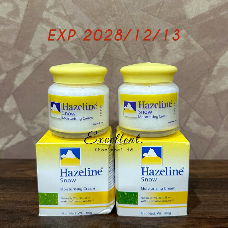 Jual ORIGINAL 100% HAZELINE SNOW 100gr EXP 2028 MOISTURIZING CREAM ...