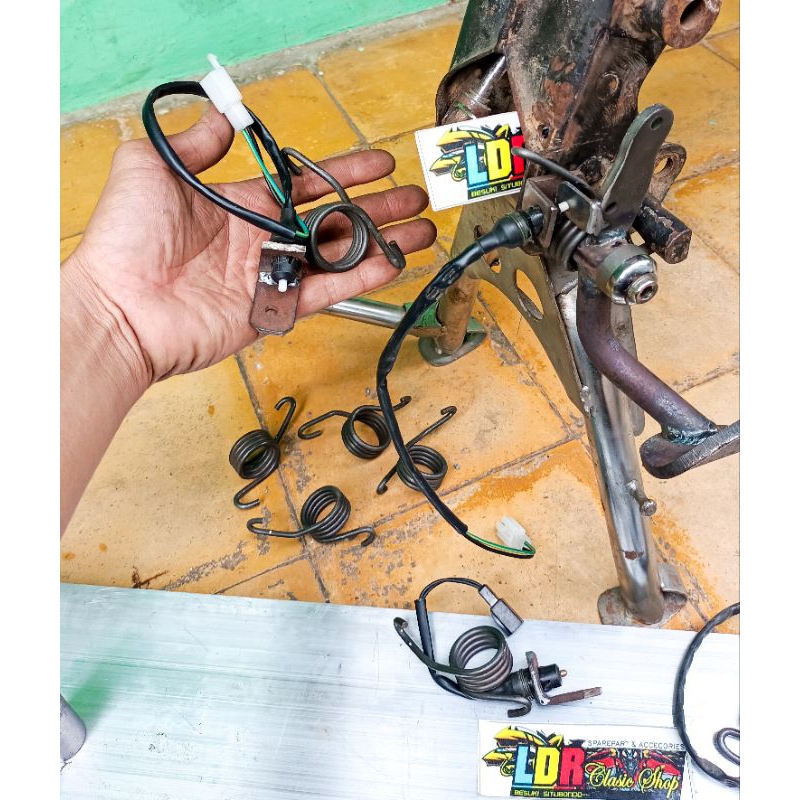Jual PER STUT REM HANDMADE PNP GL TIGER CB MP ( MODEL KANCING PER PEDAL ...