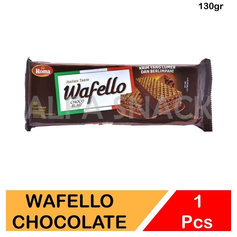Jual Wafer Wafello Choco Blast dan Butter Caramel Kemasan 114 Gram ...