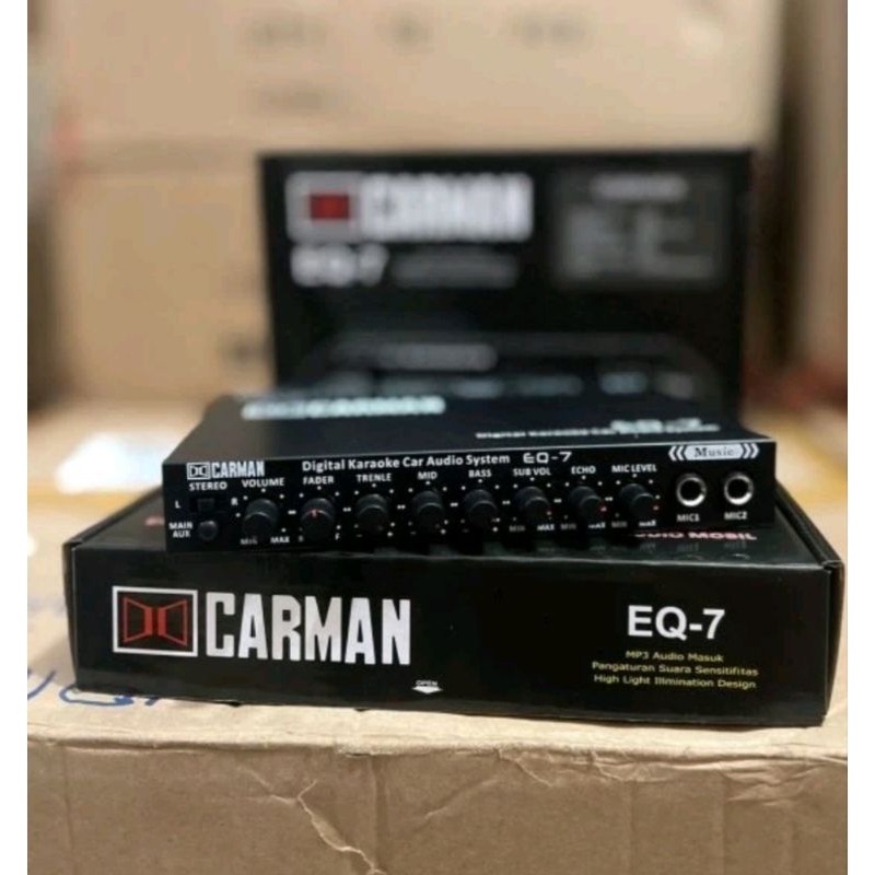 Jual PARAMETRIK PRE AMP EQUALIZER CARMAN EQ-7 | Shopee Indonesia