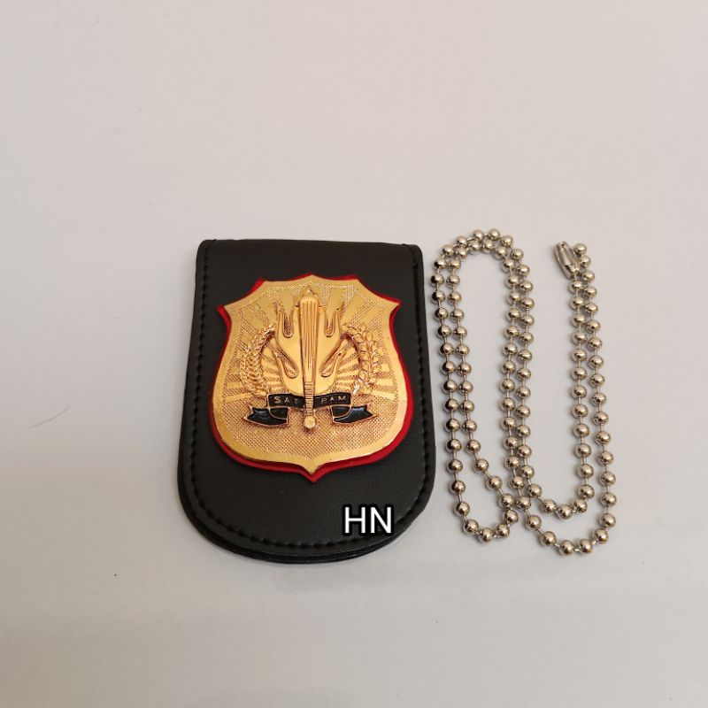Jual Kalung id card satpam gold cembung | Shopee Indonesia