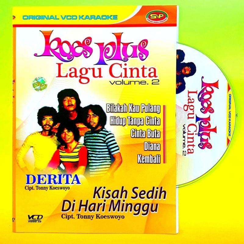 Jual kaset VCD original Lagu Karaoke KOES PLUS TERBAIK VCD karaoke tembang kenangan nostalgia ...
