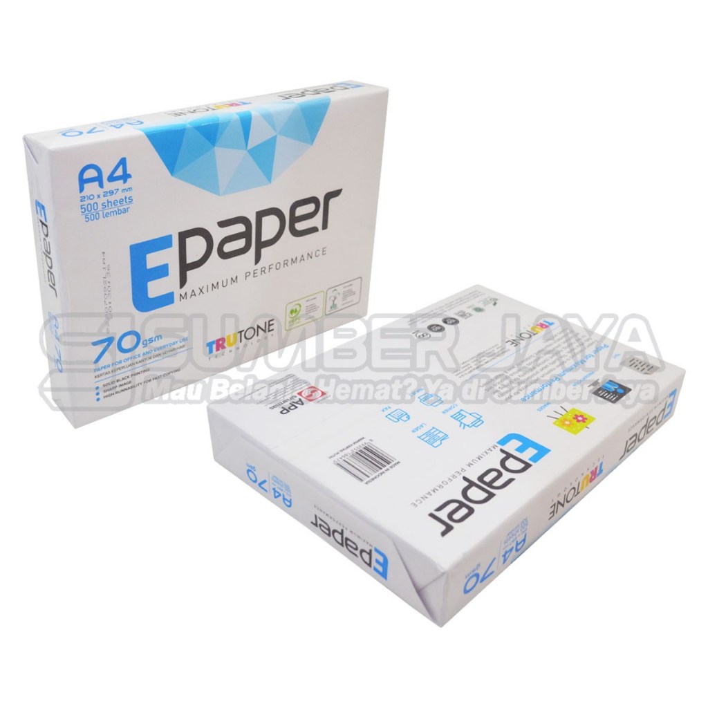 Jual E-Paper Kertas Fotocopy HVS A4 F4 70 Gsm Kertas Print HVS E-Paper ...