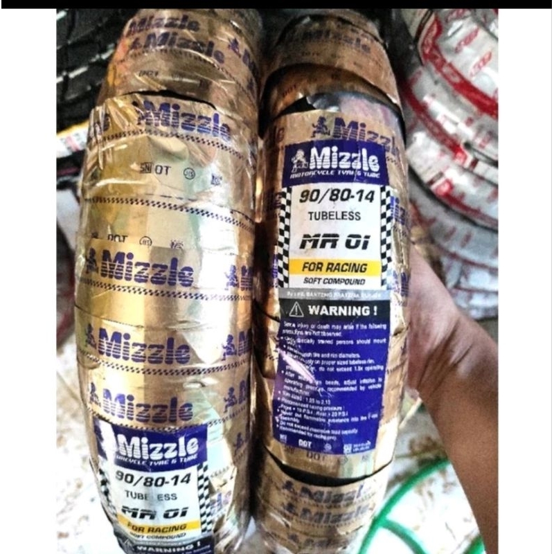 Jual ban tubles matic mizzle mr01 softcompound 90/80 - 80/80 - 100/80 ...