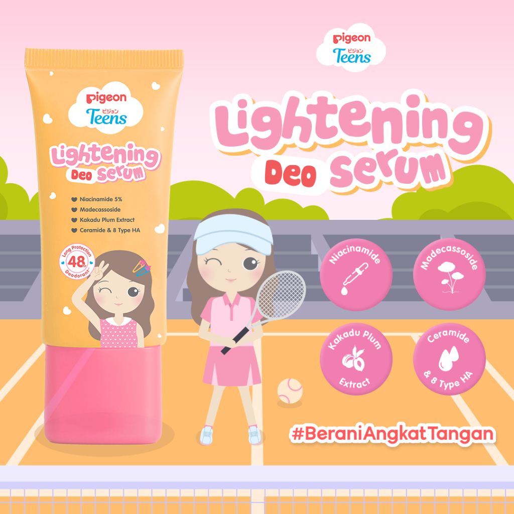 Jual PIGEON TEENS LIGHTENING DEO SERUM 30ML | Serum Pencerah Ketiak dan ...