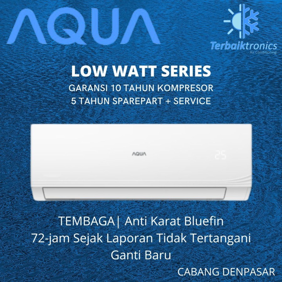 Jual AC Aqua Low Watt 1 PK R32 AQA-KCR09AHQC / AQAKCR 09 AHQC | Shopee Indonesia