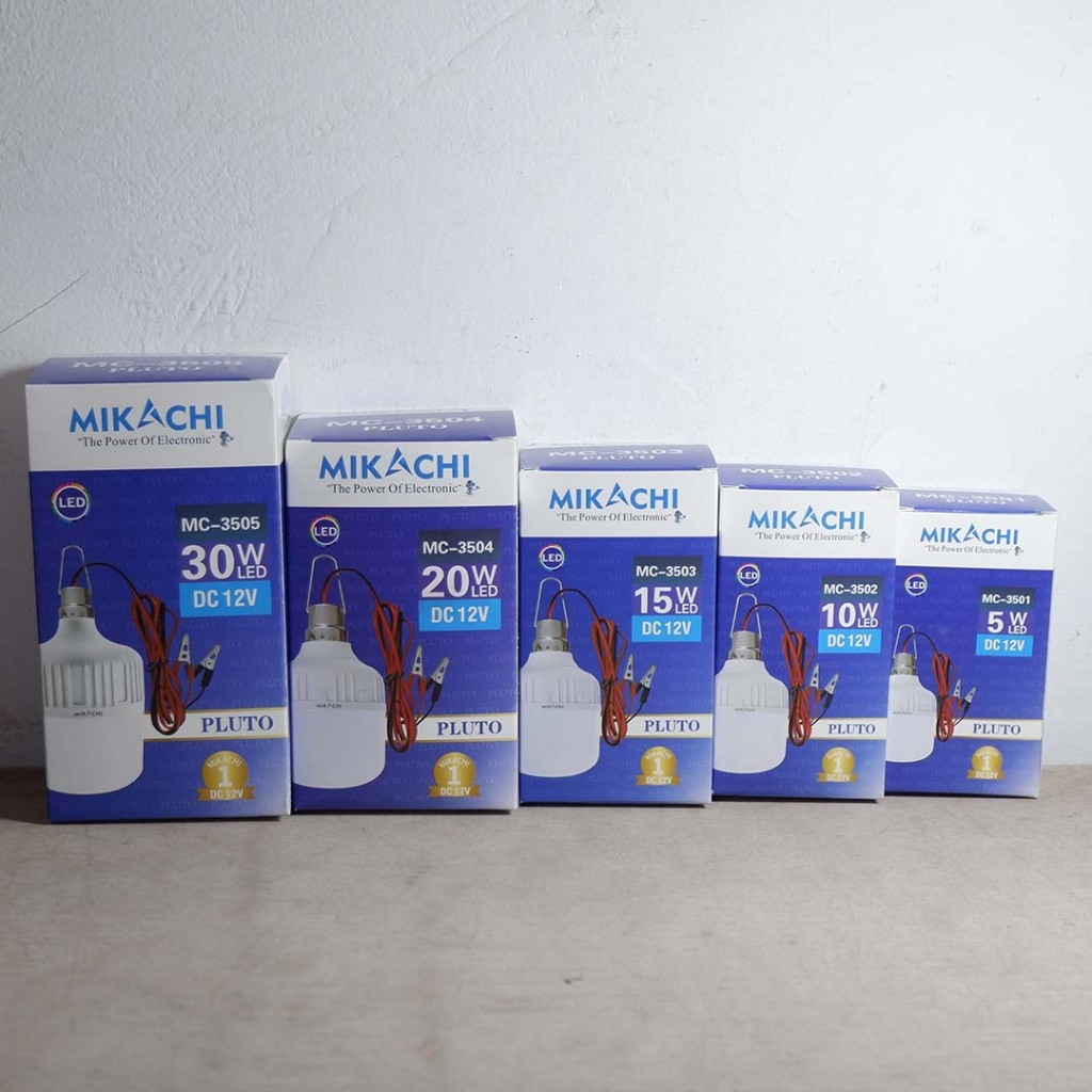 Jual Lampu Bohlam Led DC /Jepit Aki Series Pluto Mikachi/Mixenoch Tipe ...