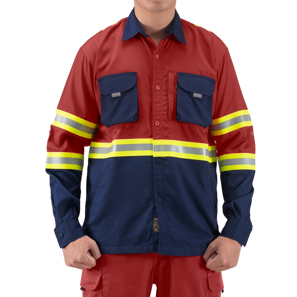 Jual Engineer Workwear - Kemeja Keselamatan Kerja High Visibility ...
