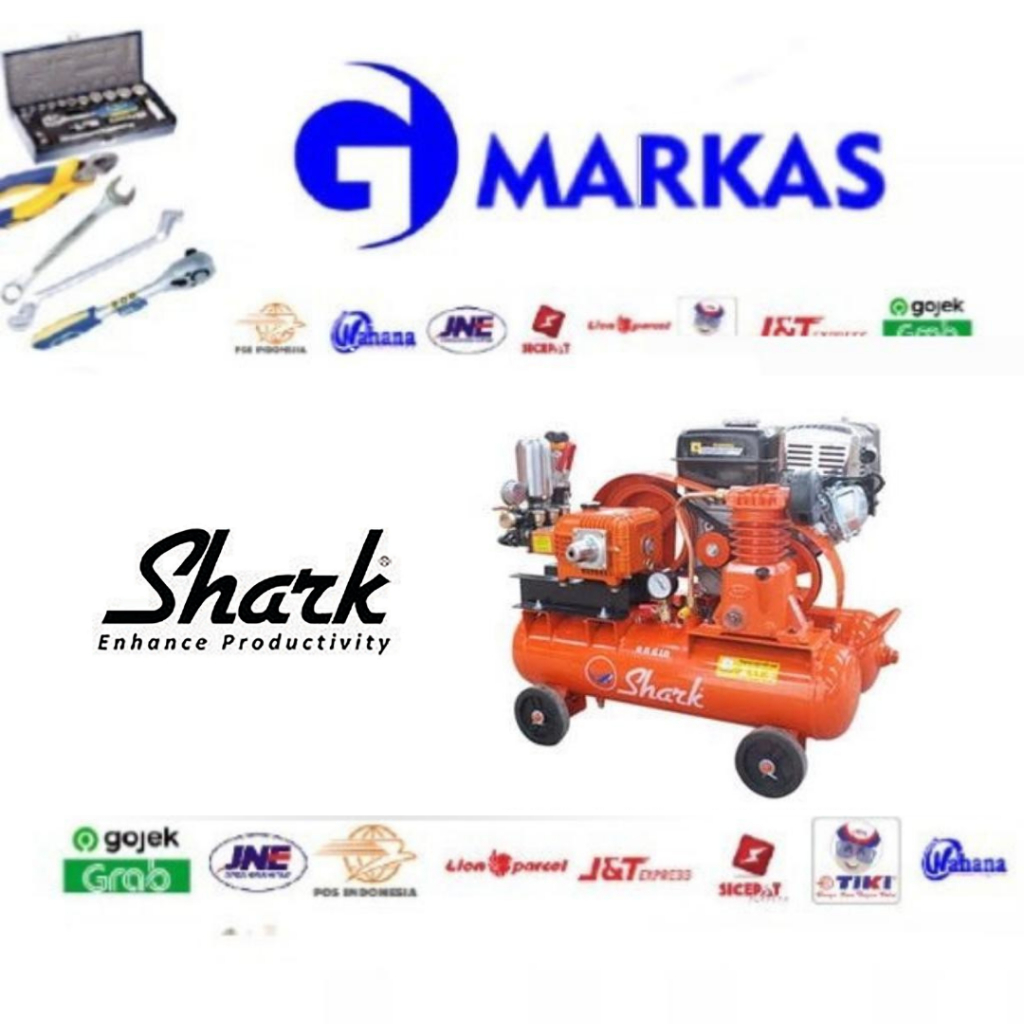 Jual Shark Compressor Snow Wash 3 in 1 ( 1/4 Hp 12 liter) | Shopee ...