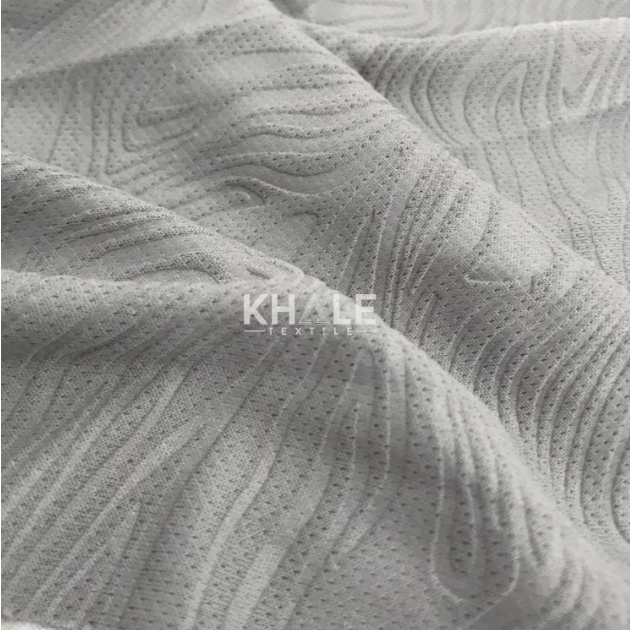 Jual Bahan Kain Drifit Brazil Emboss Topograf Njoy Flow Corak Abu Muda ...