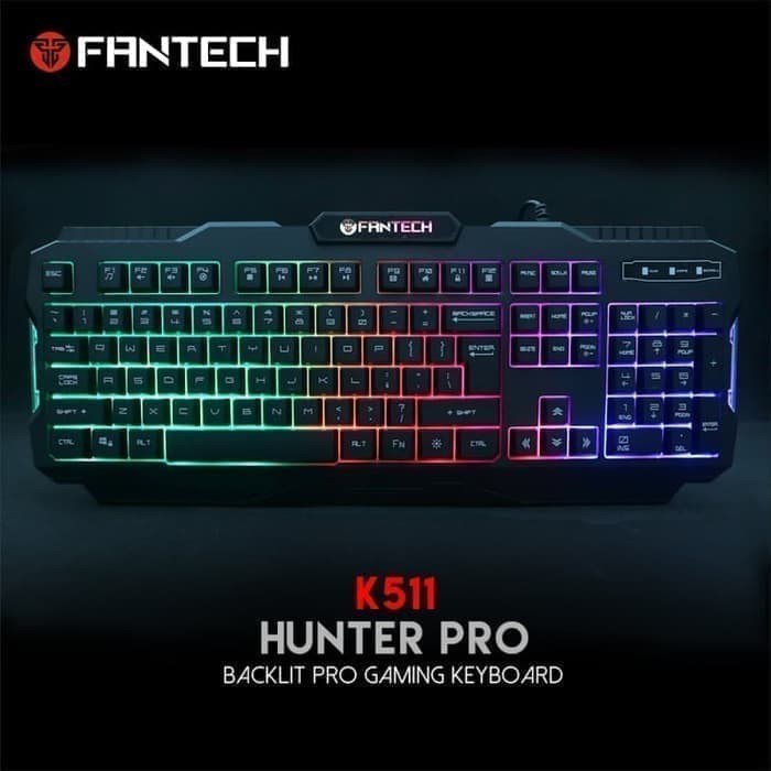 Jual Keyboard Fantech K511 HUNTER PRO Gaming Keyboard | Shopee Indonesia