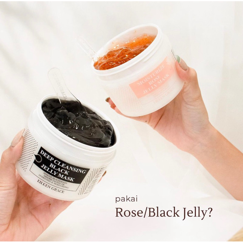 Jual EILEEN GRACE Rose Jelly Mask & Black Jelly Mask 300ml | Shopee ...