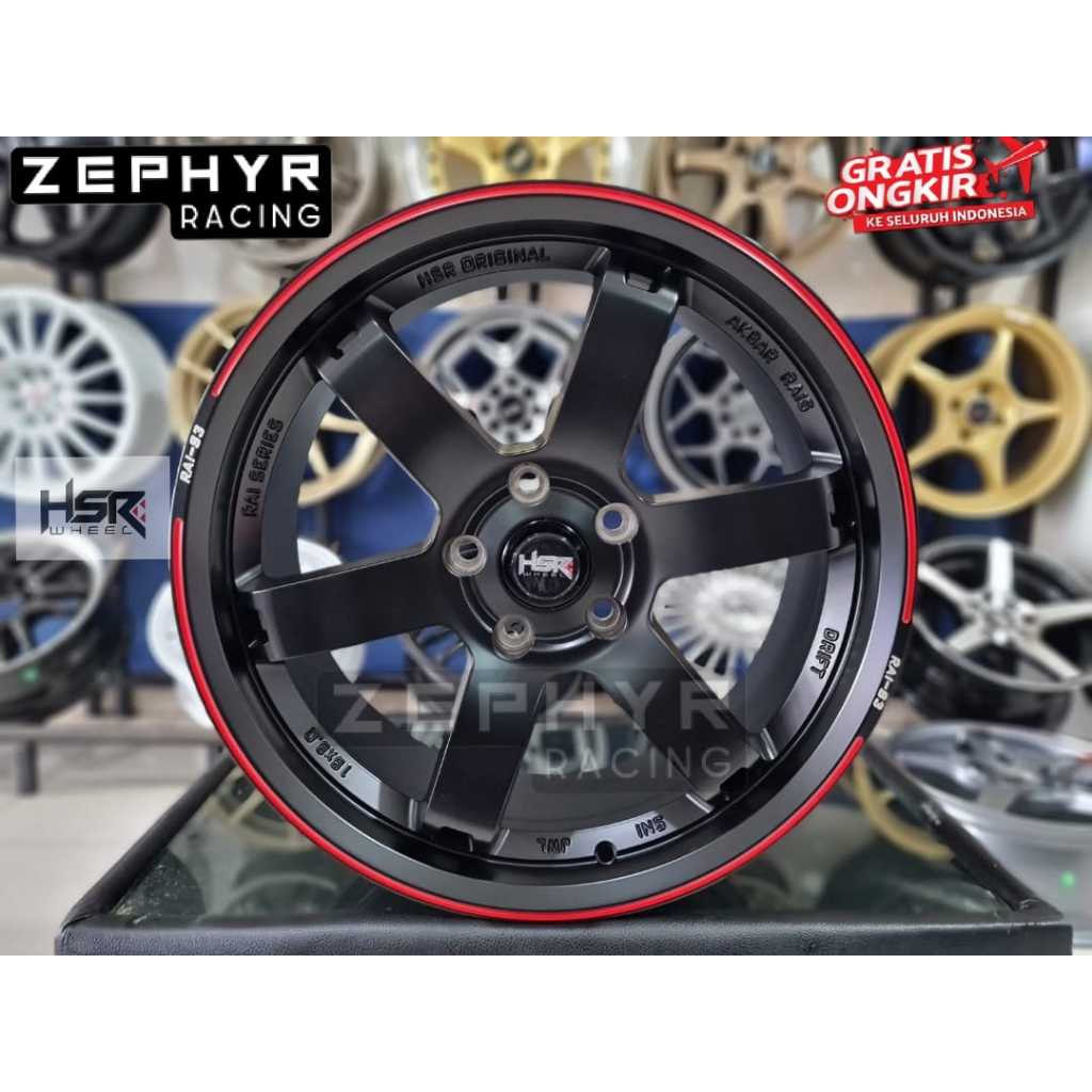 Jual velg racing HSR r18 rai s3 untuk innova,terios,zenix dll merk HSR wheel | Shopee Indonesia