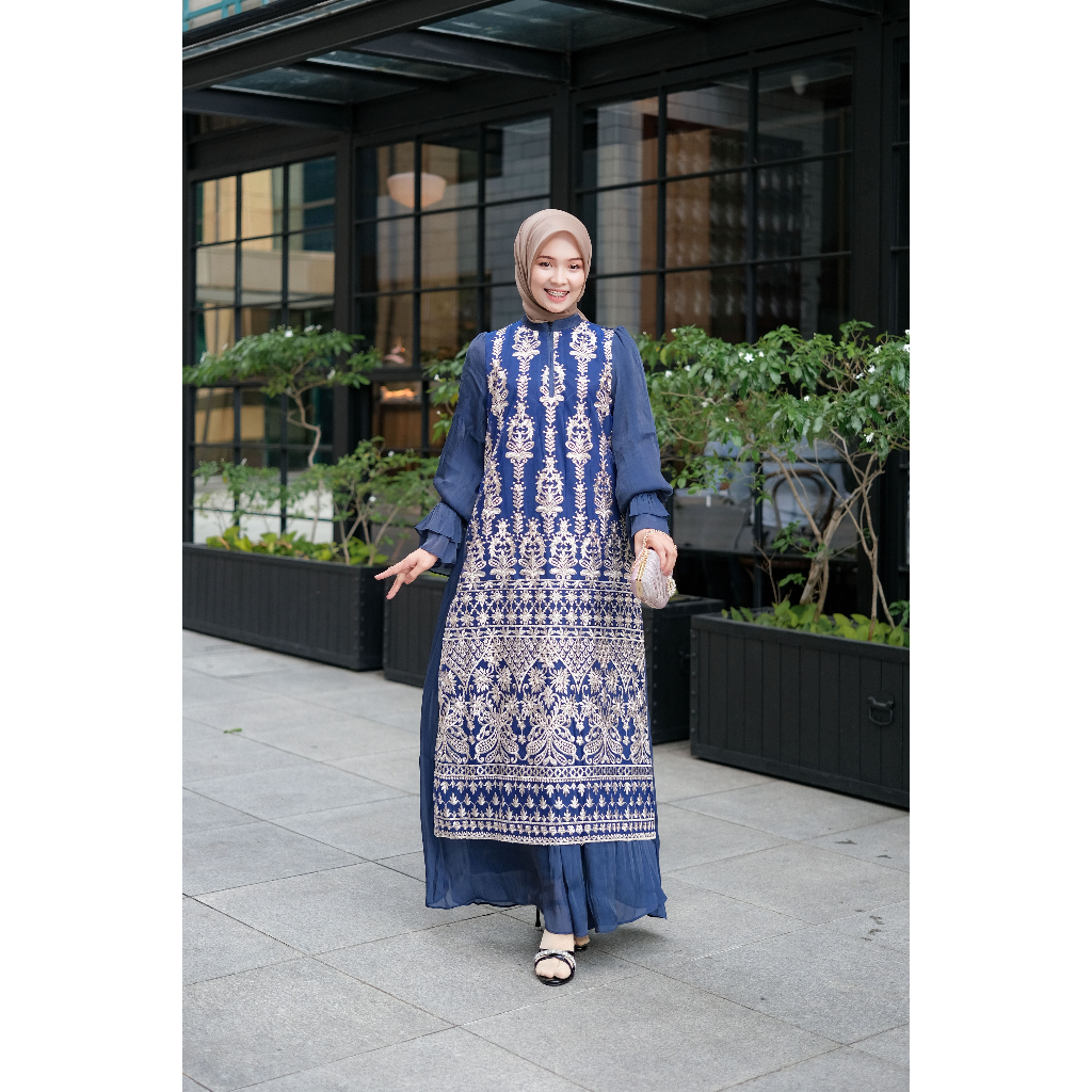 Jual Serayaofficiall DANIA Shimmer Dress Premium Mewah Gamis terbaru ...