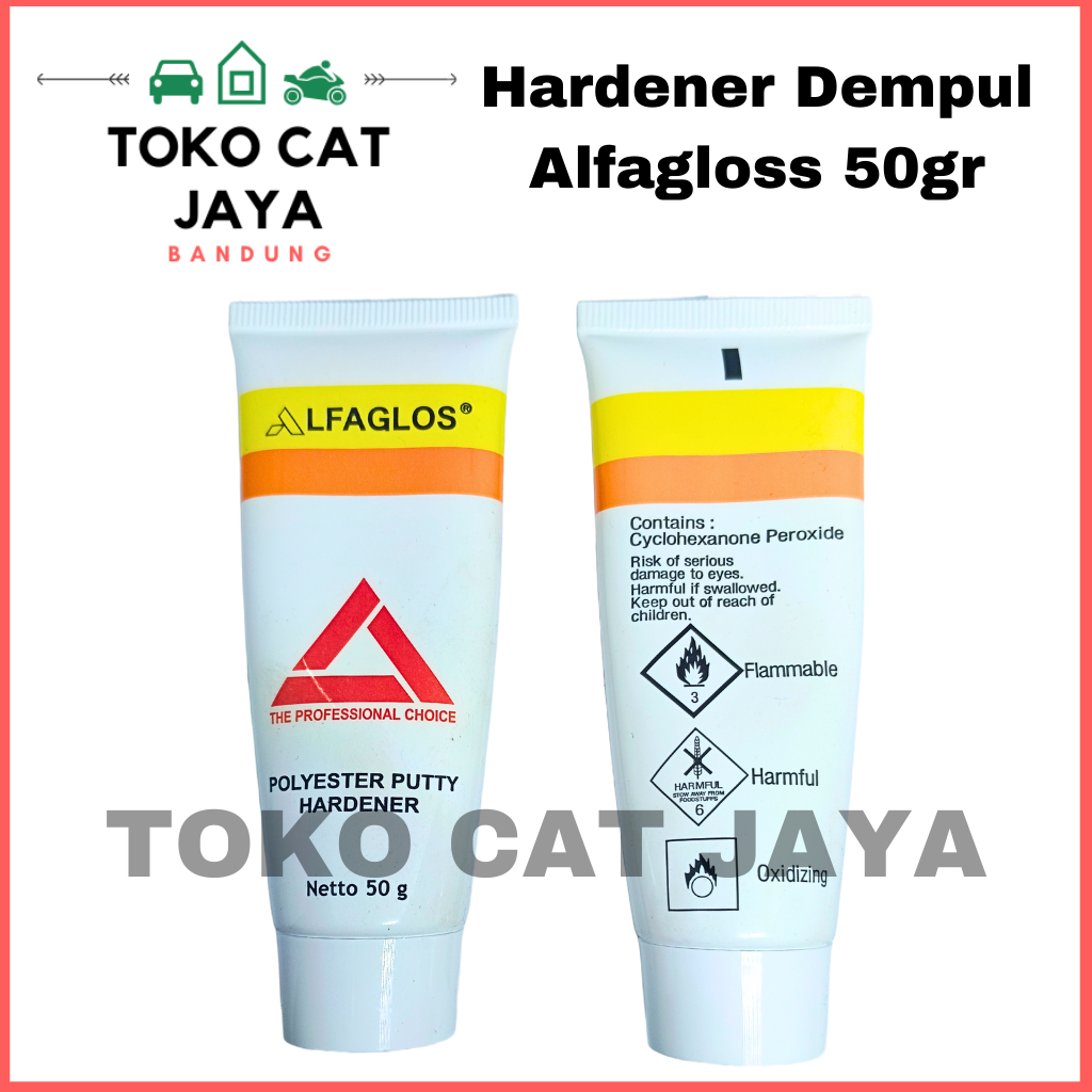 Jual Hardener Dempul 50 gram ALFAGLOS | Shopee Indonesia