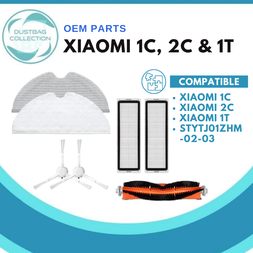 Jual OEM XIAOMI ROBOT 1C , 2C , 1T , DREAME F9 MAINBRUSH SIDEBRUSH MOP ...