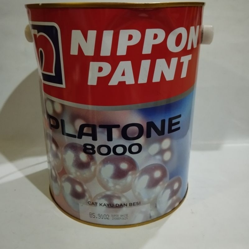Jual NIPPON PAINT Cat Minyak Platone 8000 3,785ltr Kayu dan Besi | Shopee Indonesia