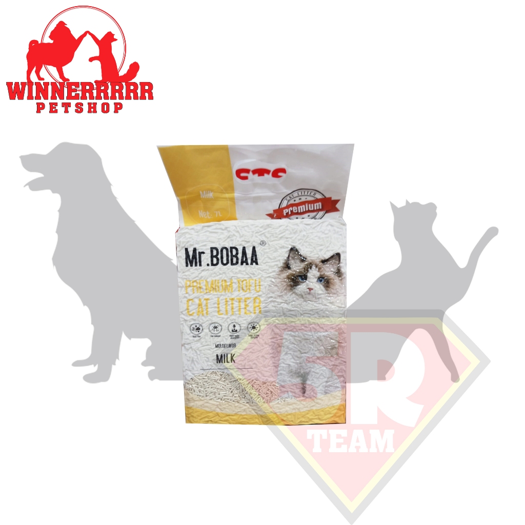 Jual Pasir Tofu Mr Boba All Varian- Pasir Kucing Tofu Mr Boba 7 L Harga ...