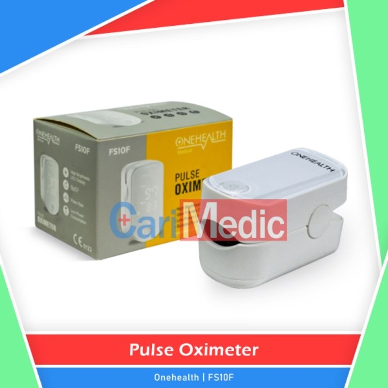 Jual Fingertip Pulse Oximeter OneHealth | Alat Ukur Saturasi Oksigen ...