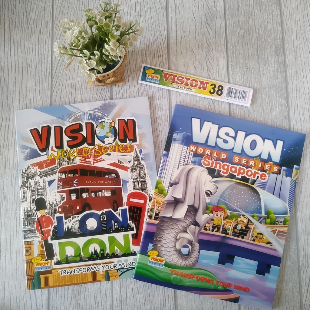 Jual (1 PCS / 1 BUKU) Buku Tulis Vision Isi 38 Lembar | Shopee Indonesia
