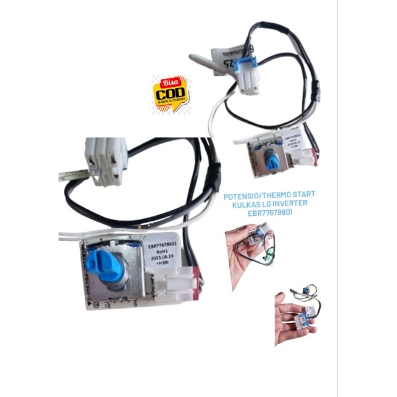 Jual Potensio/Thermo Start Kulkas LG inverter EBR77678901 Original ...