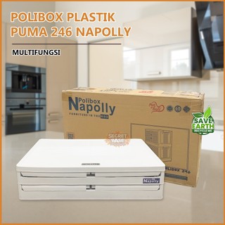 Jual NAPOLLY POLIBOX 246 SUSUN 2 + RODA - Almari Plastik / Bok / Lemari ...