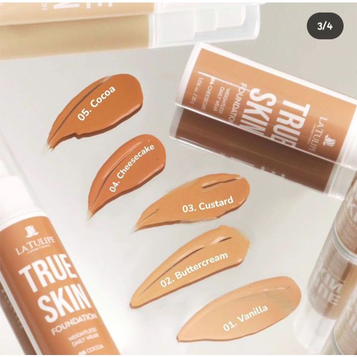 Jual LA TULIPE TRUE SKIN FOUNDATION | Shopee Indonesia
