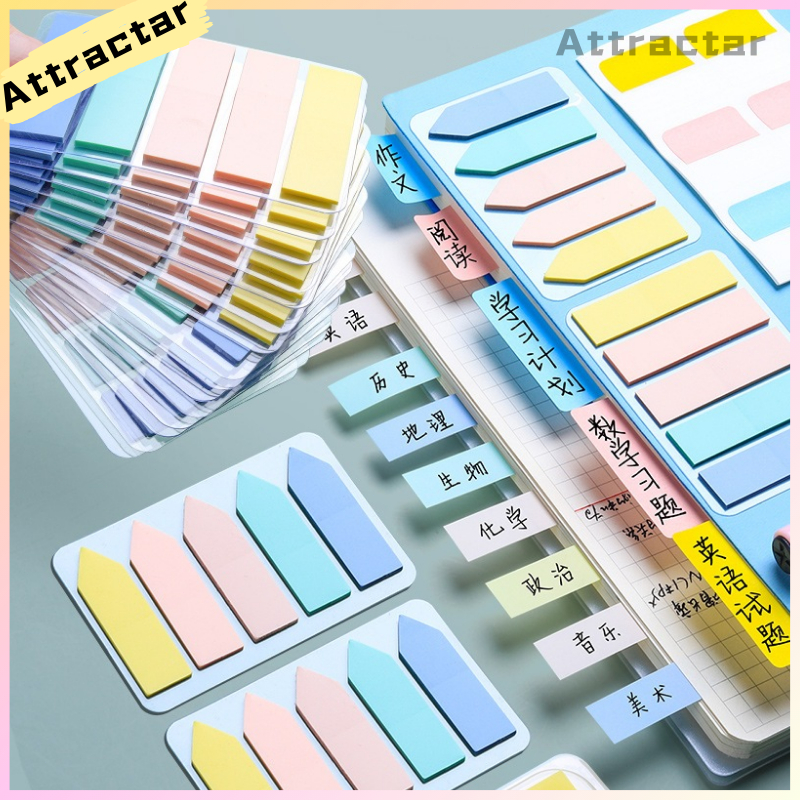 Jual COD Sticky Note transparan/Warna-warni note pastel index mark ...