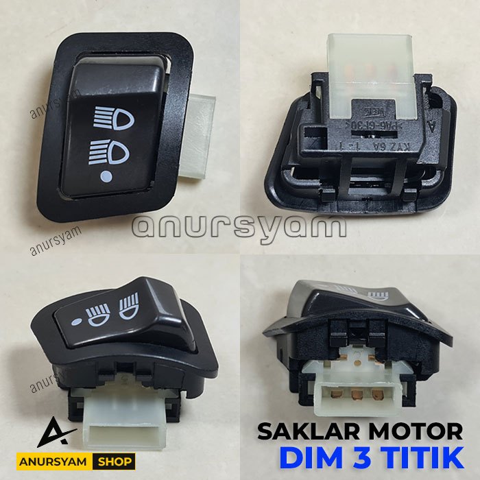 Jual Saklar lampu Dim 3 / Saklar Motor Dim 3 Titik / Saklar Dim 3 Titik ...