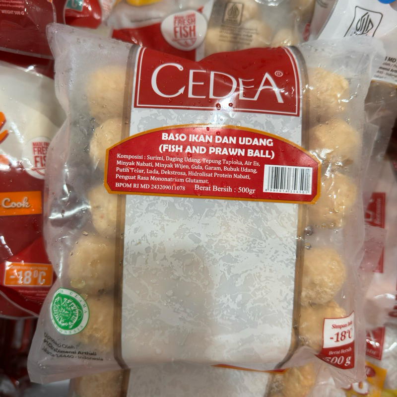 Jual BAKSO IKAN dan UDANG 500grm CEDEA | Shopee Indonesia