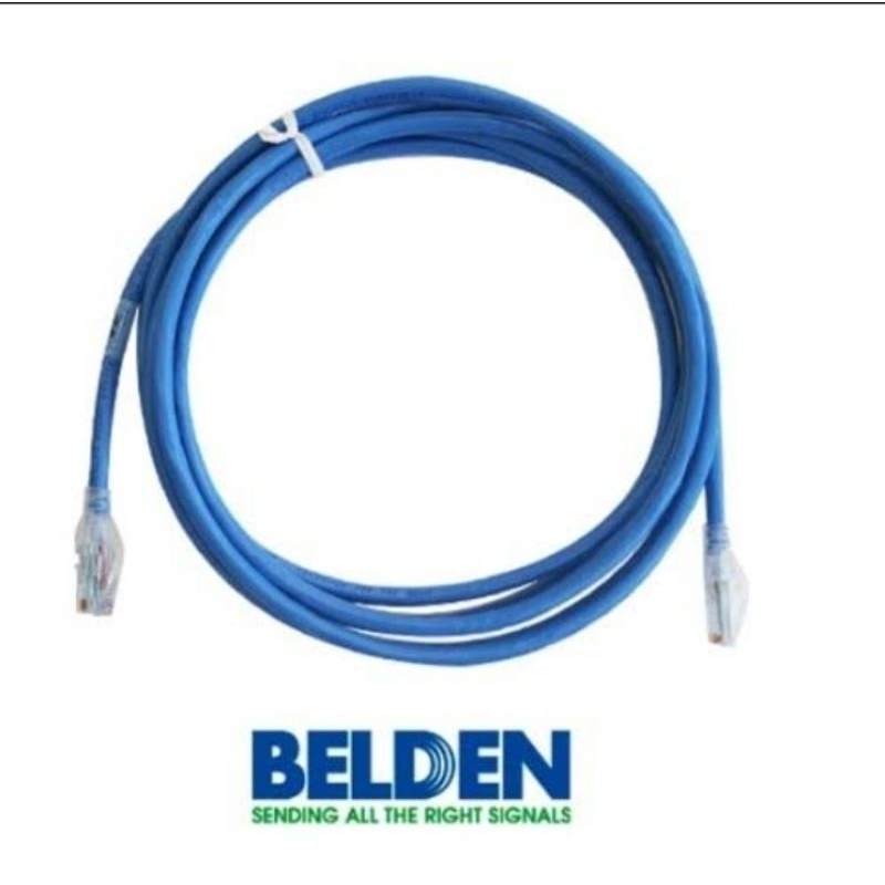 Jual KABEL LAN SERVER BELDEN CAT 6 1 METER - 5 METER | Shopee Indonesia