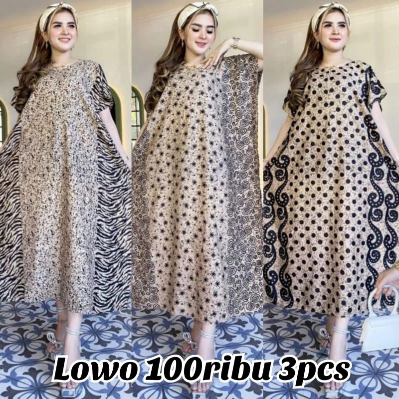 Jual PAKET DASTER LOWO 100 RIBU 3 BAJU LD 130 CM //DASTER LOWO MONOCROM ...