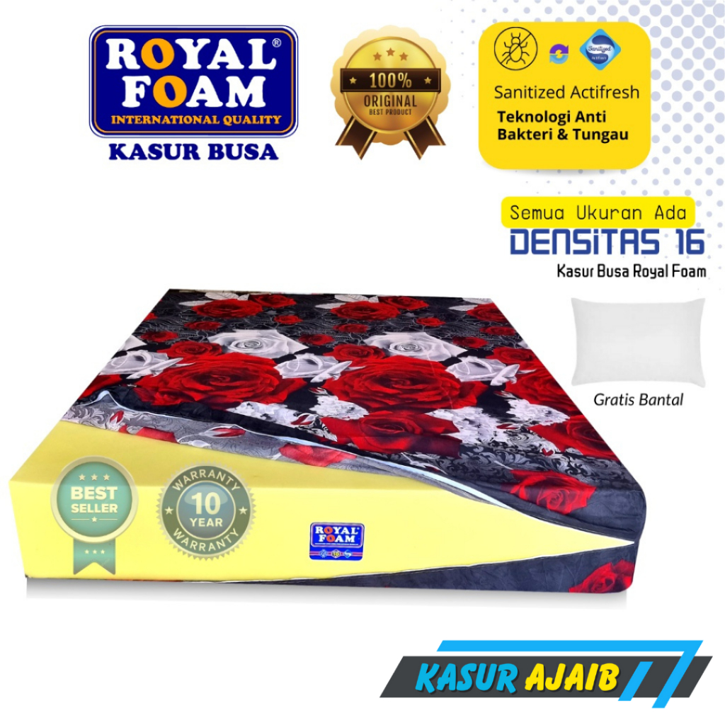 Jual Royal Foam Kasur Busa D16 Semua Ukuran 200x180 200x160 200x150 200x140 200x120 200x100 ...