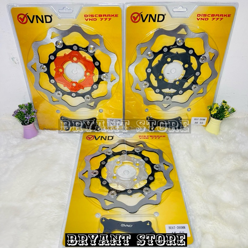 Jual PIRINGAN DEPAN CAKRAM VND ORIGINAL AK 55 MODEL GALFER 260MM BEAT ...