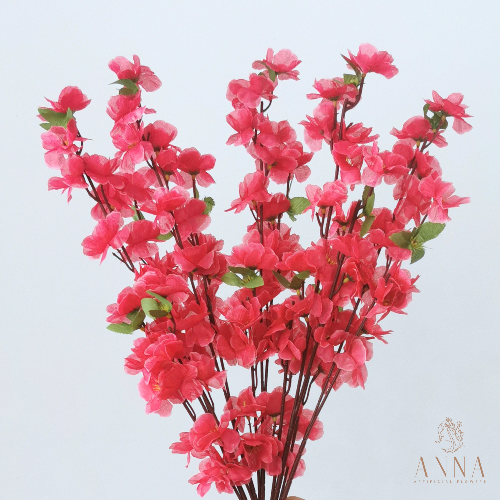 Jual Sakura Pendek Artificial Bunga Mei Hwa Imitasi Premium Hias ...