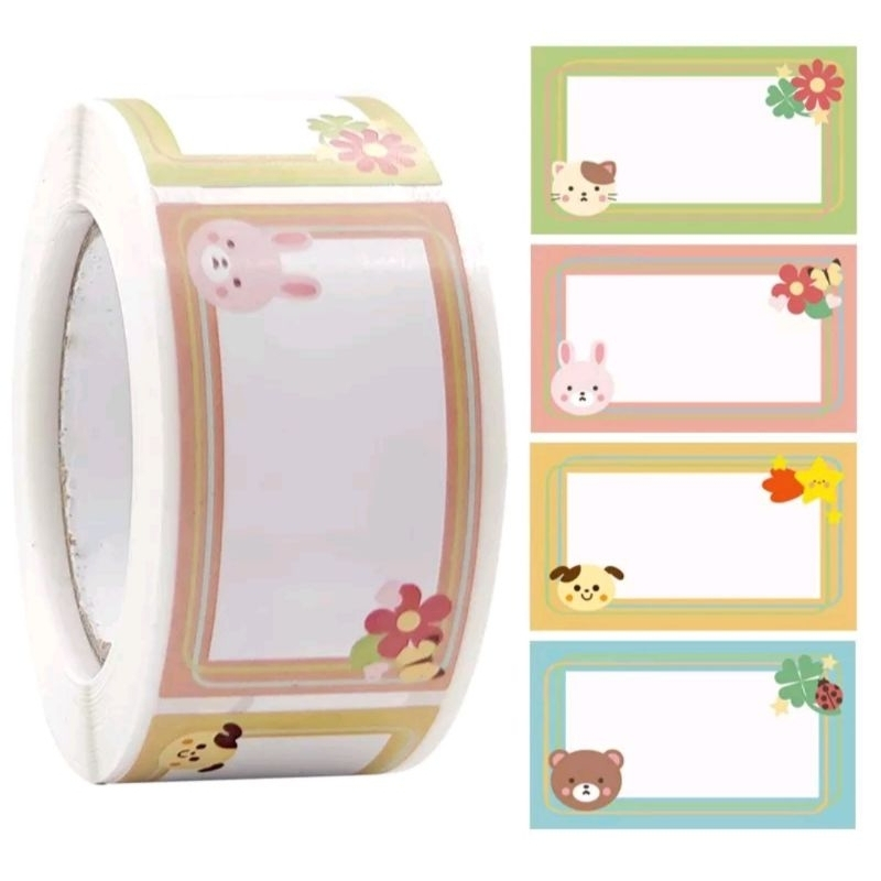 Jual MURMURE I [250PCS/ROLL] STIKER LABEL NAMA KOSONG / NAME TAG ...