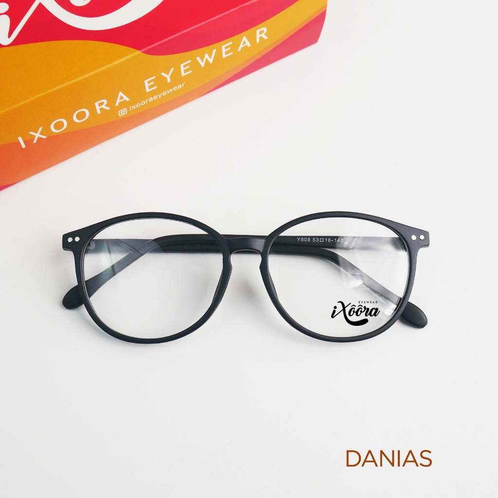 Jual Ixoora Danias Frame Kacamata Wanita Minus Photocromic Photochromic Anti Radiasi Blueray ...