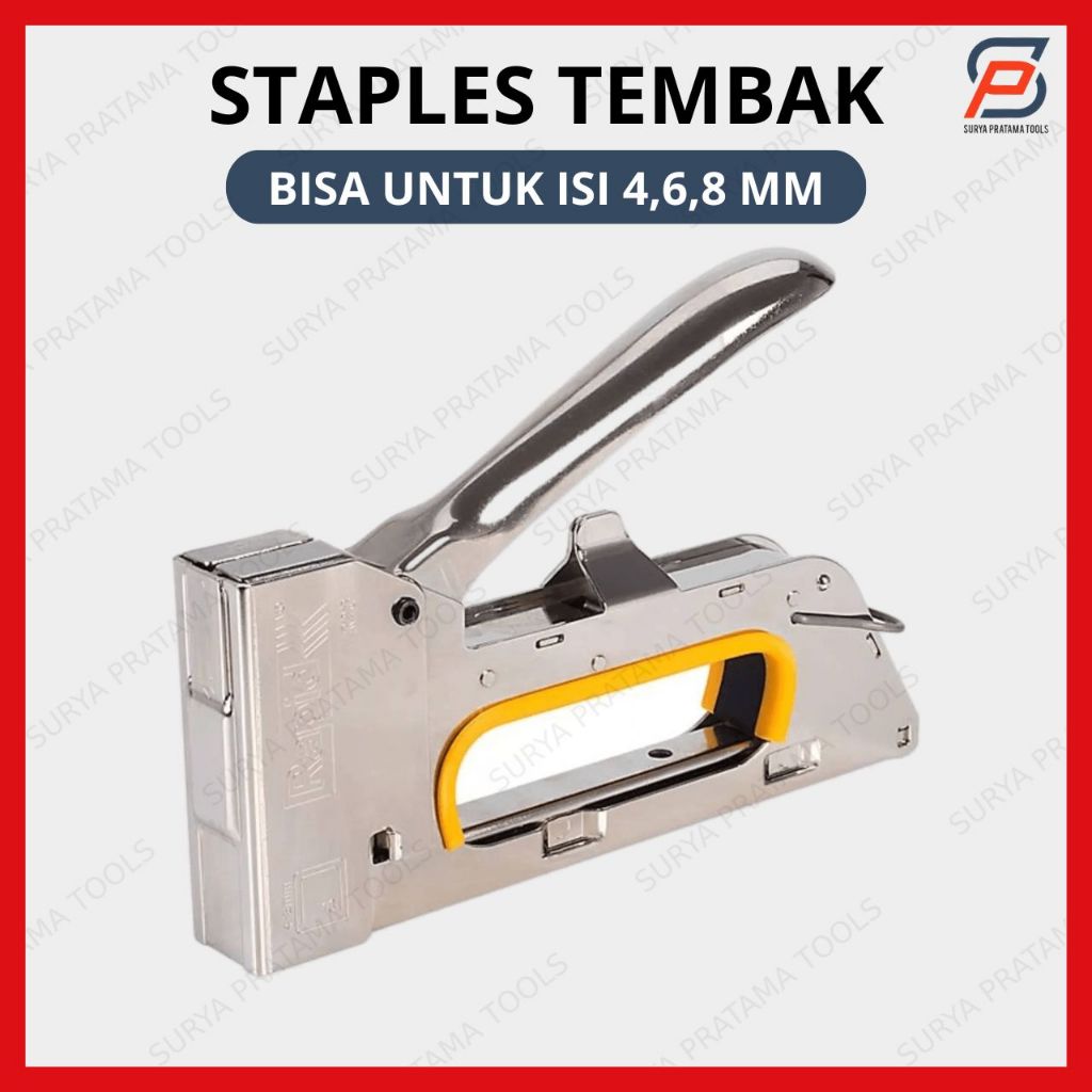 Jual Staples Tembak Staple Gun Tacker Steples Stapler Hekter Jok Motor ...