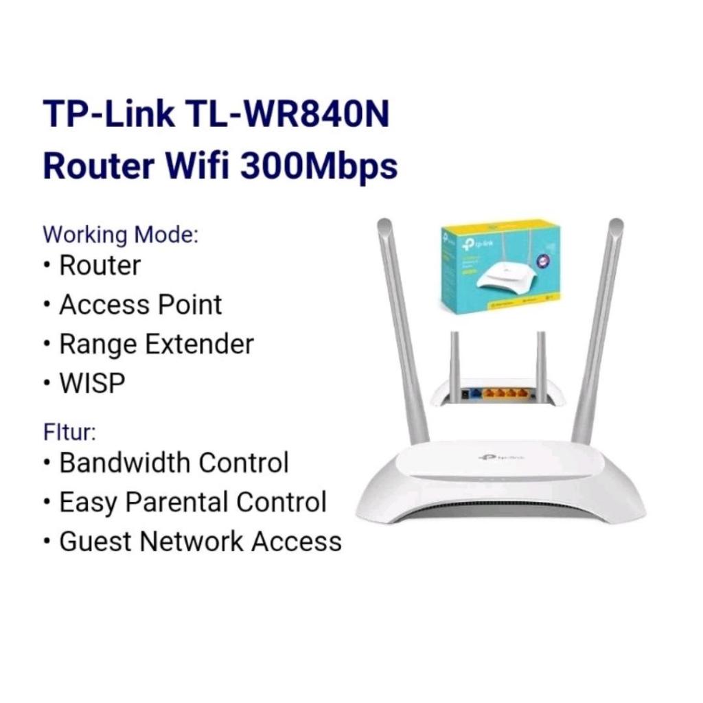 Jual TP-LINK TL-WR840 ROUTER WIFI ACCESS POINT | Shopee Indonesia