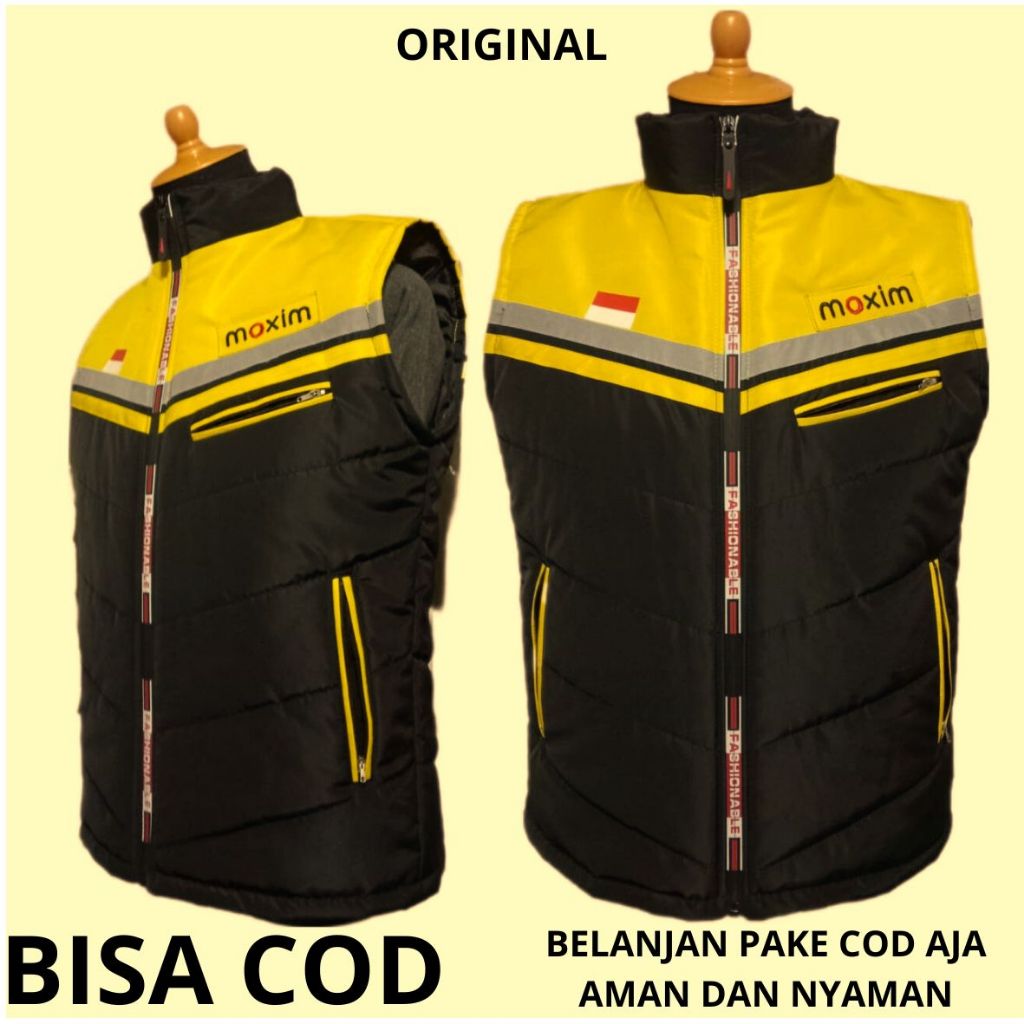 Jual DISKON!!! Rompi Motor Logo Maxim Terbaru 2024 Bahan Tebal ...