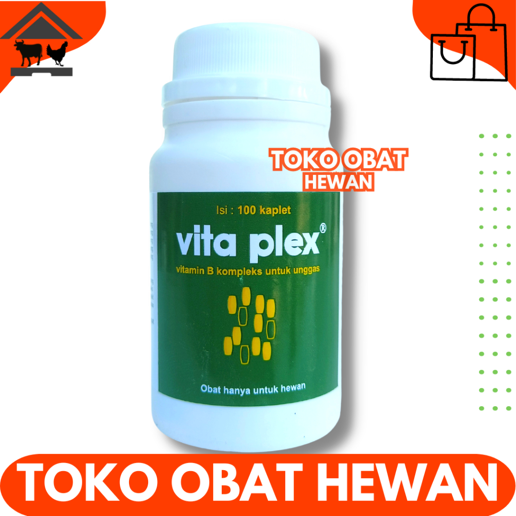 Jual VITA PLEX 100 KAPLET - Vitamin Unggas Ayam Burung Lengkap Vitaplex ...