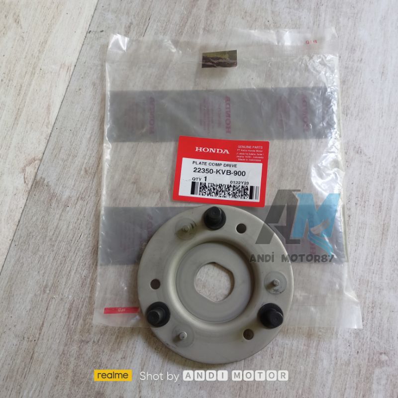 Jual 22350-KVB-900 Plate Comp Drive ( Dudukan Kampas Kopling Ganda ...