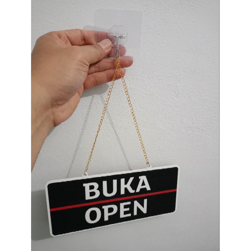 Jual Sign board open close/papan tulisan open close/papan tulisan ...