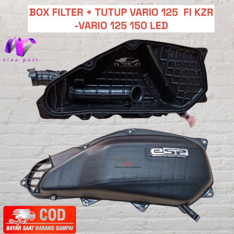 Jual Box filter rumah saringan udara dan tutup box filter vario 125 fi ...
