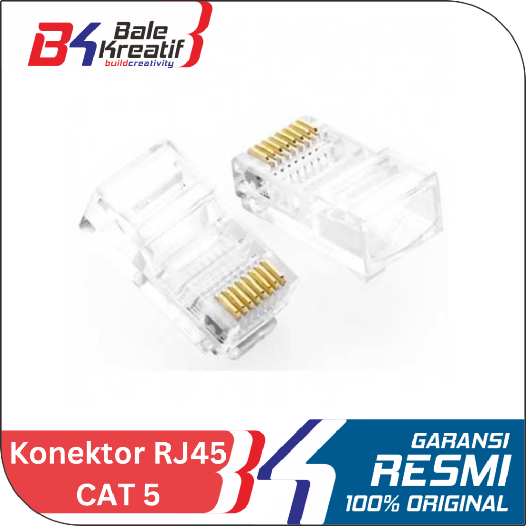 Jual Konektor RJ45 Cat5e Belden Connector RJ 45 CAT5 eceran | Shopee ...