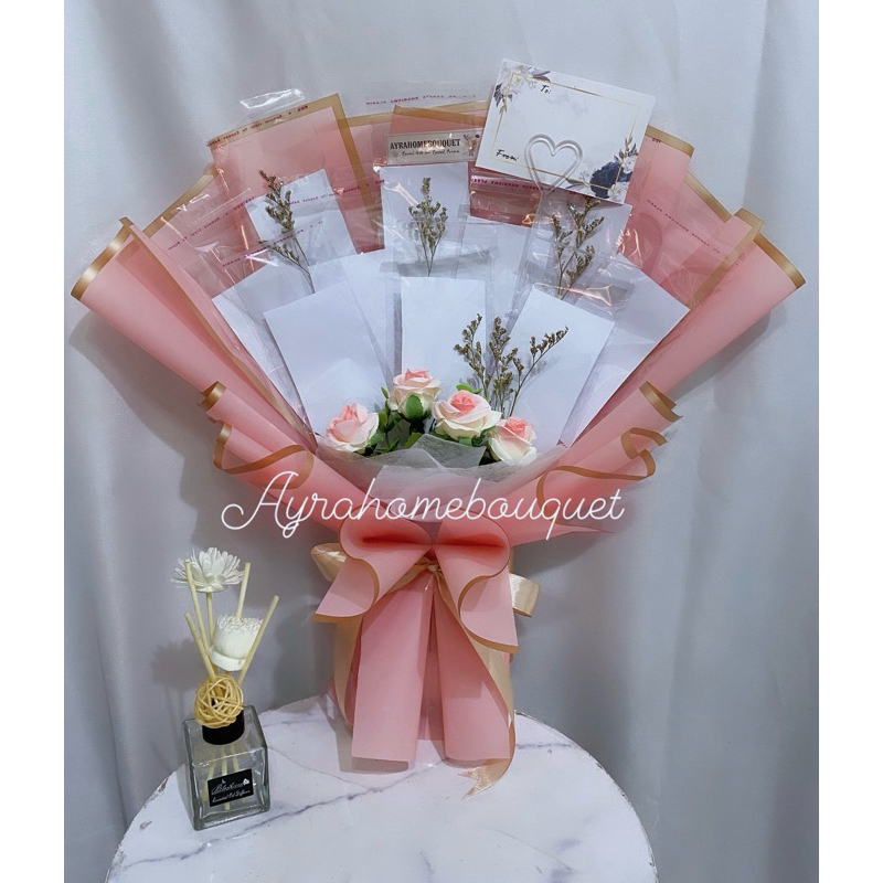 Jual [BUNGA 10 15 20] Kerangka Money Bouquet Buket Bunga Uang Kosong 10 ...