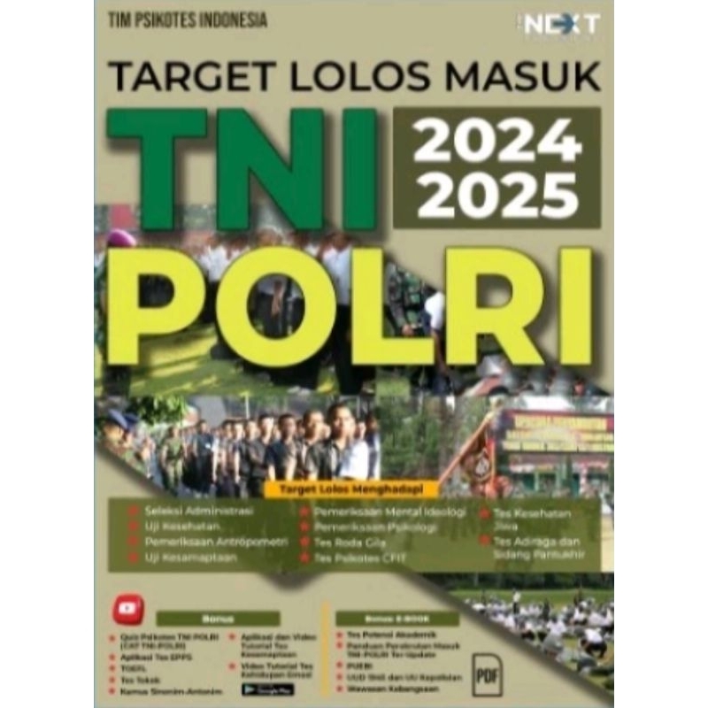 Jual Buku Tes Tni Polri 2024 Target Lolos Masuk Tni Polri 2024 2025
