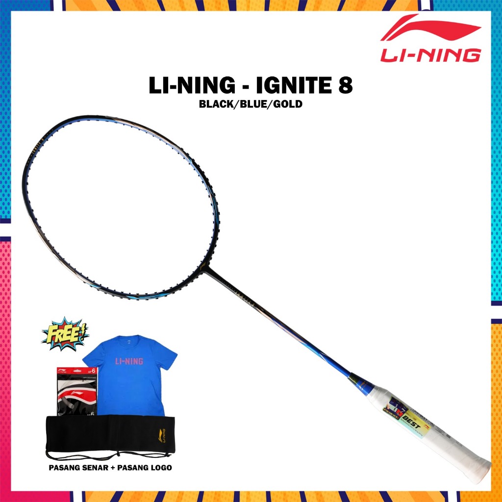 Jual LINING Ignite 8 Raket Badminton Li-Ning Ignite 8 | Shopee Indonesia
